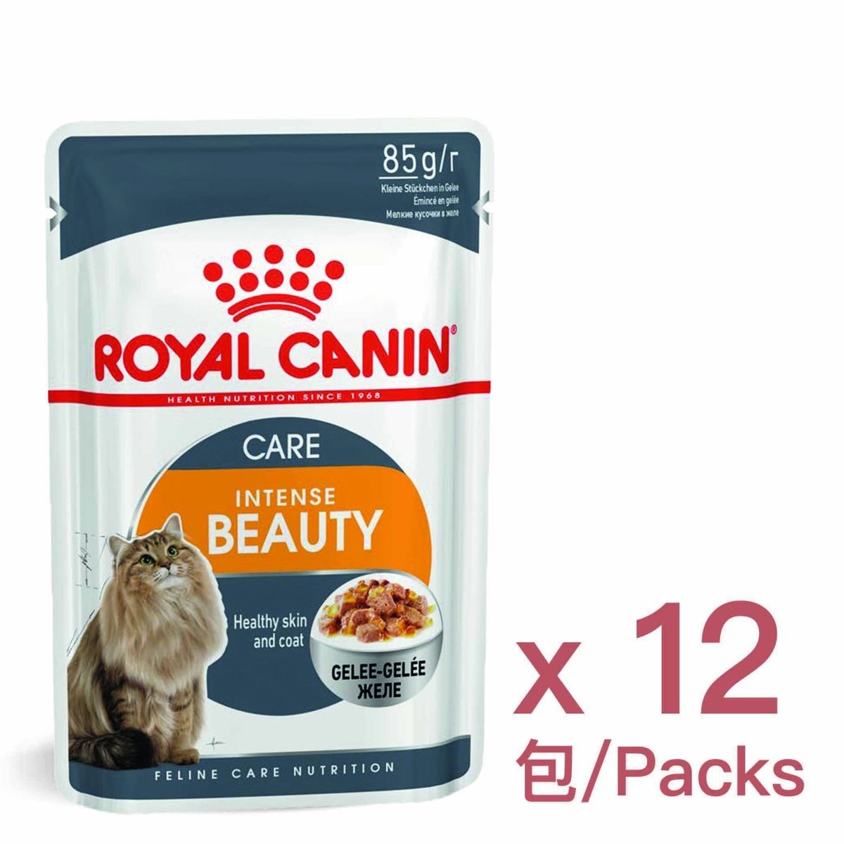 ROYAL CANIN | [BoxSet]FCN Intense Beauty Care Jelly (85gX12pack) Adult ...