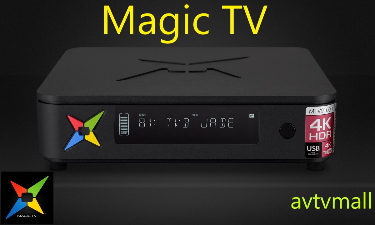 MAGIC TV | MTV9100D HDR dual tunner 4K android TV BOX (1年行貨保用 ...