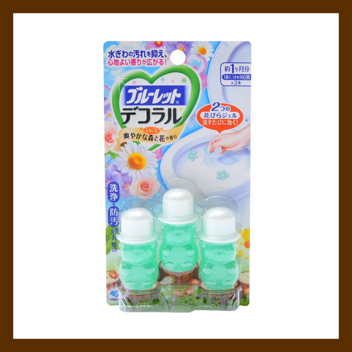 小林製藥 | 花瓣潔廁凝膠 清爽森林22.5g 7.5g x 3 4987072036594 平行進口 | HKTVmall 香港最大網購平台