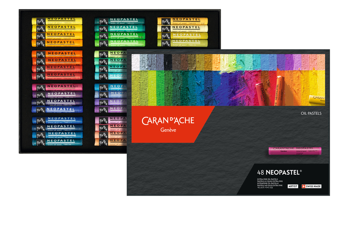 CARAN D'ACHE | Neopastel 48色專業級油性粉彩 | HKTVmall 香港最大網購平台