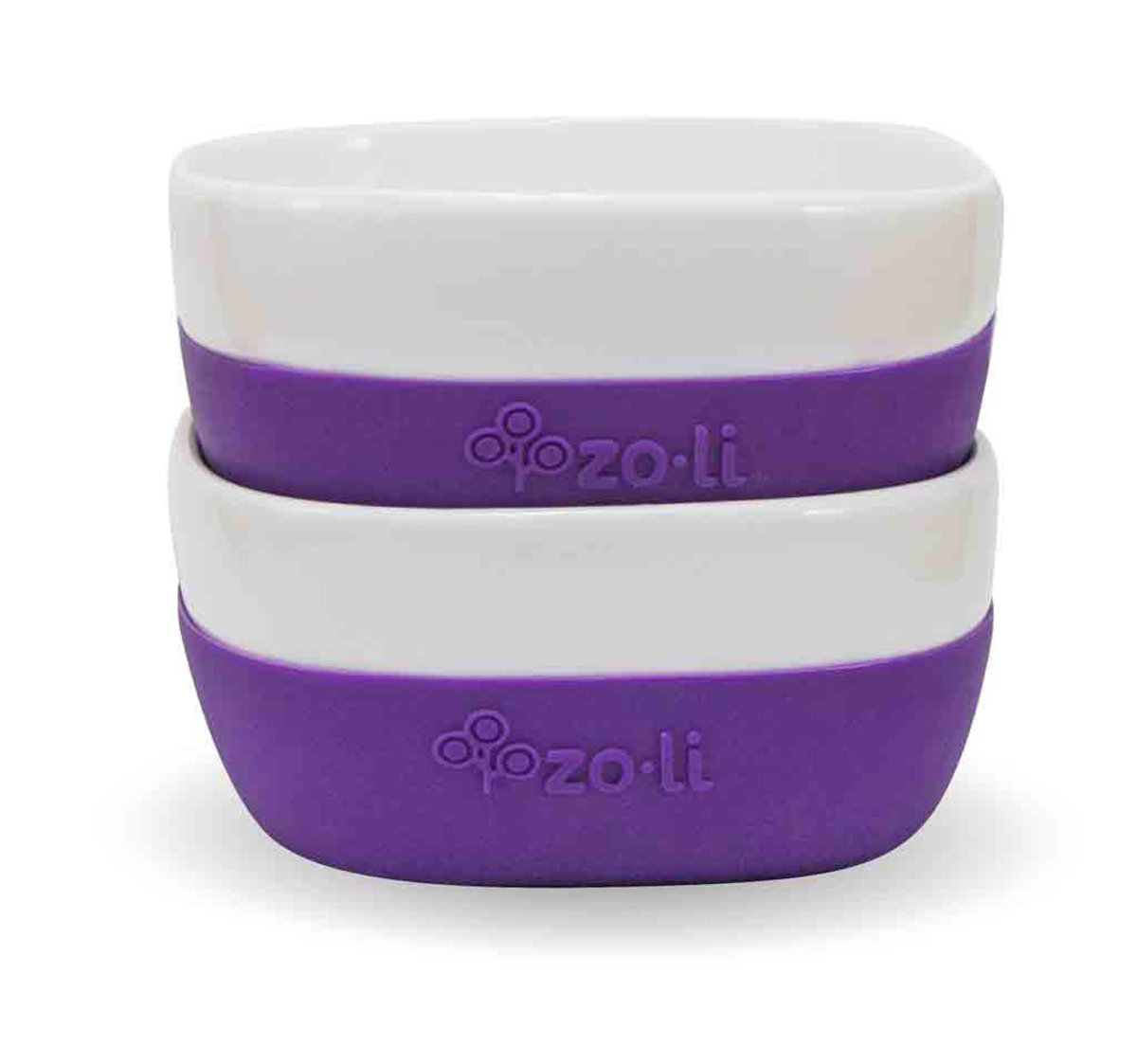 ZoLi | Nosh Ceramic Bowl 12Oz (Purple) (2pcs/set) | Color : Purple ...