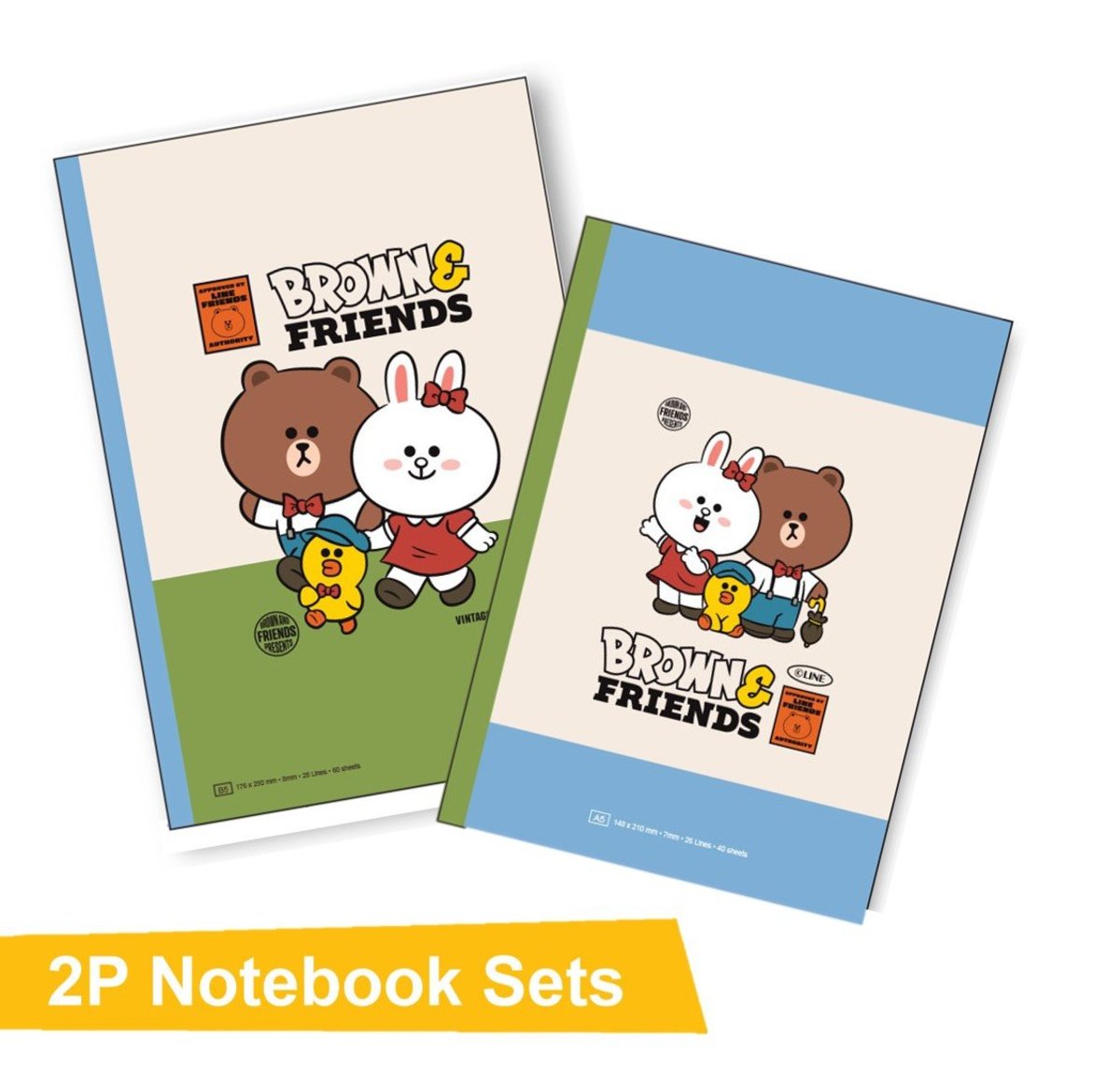 LINE FRIENDS | 筆記本套裝A | HKTVmall 香港最大網購平台