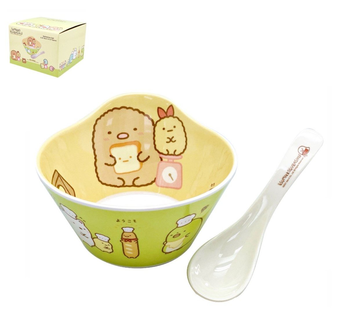 角落小夥伴 | 角落生物 碗 + 匙套裝(科學瓷) | HKTVmall 香港最大網購平台
