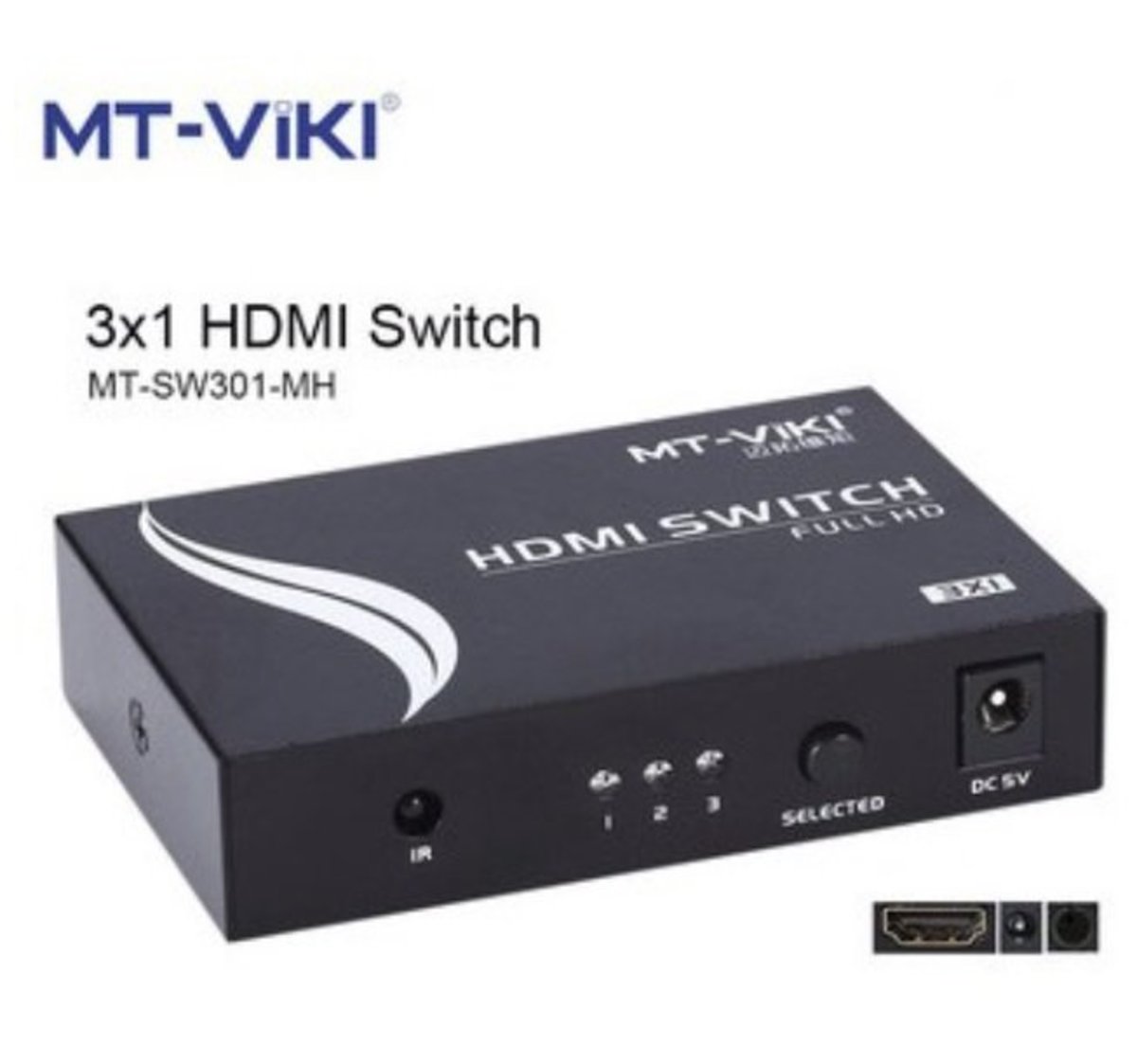 MT-VIKI | MT-SW301-MH 3x1 HDMI開關(3輸入1輸出端口)【香港行貨】 | HKTVmall 香港最大網購平台