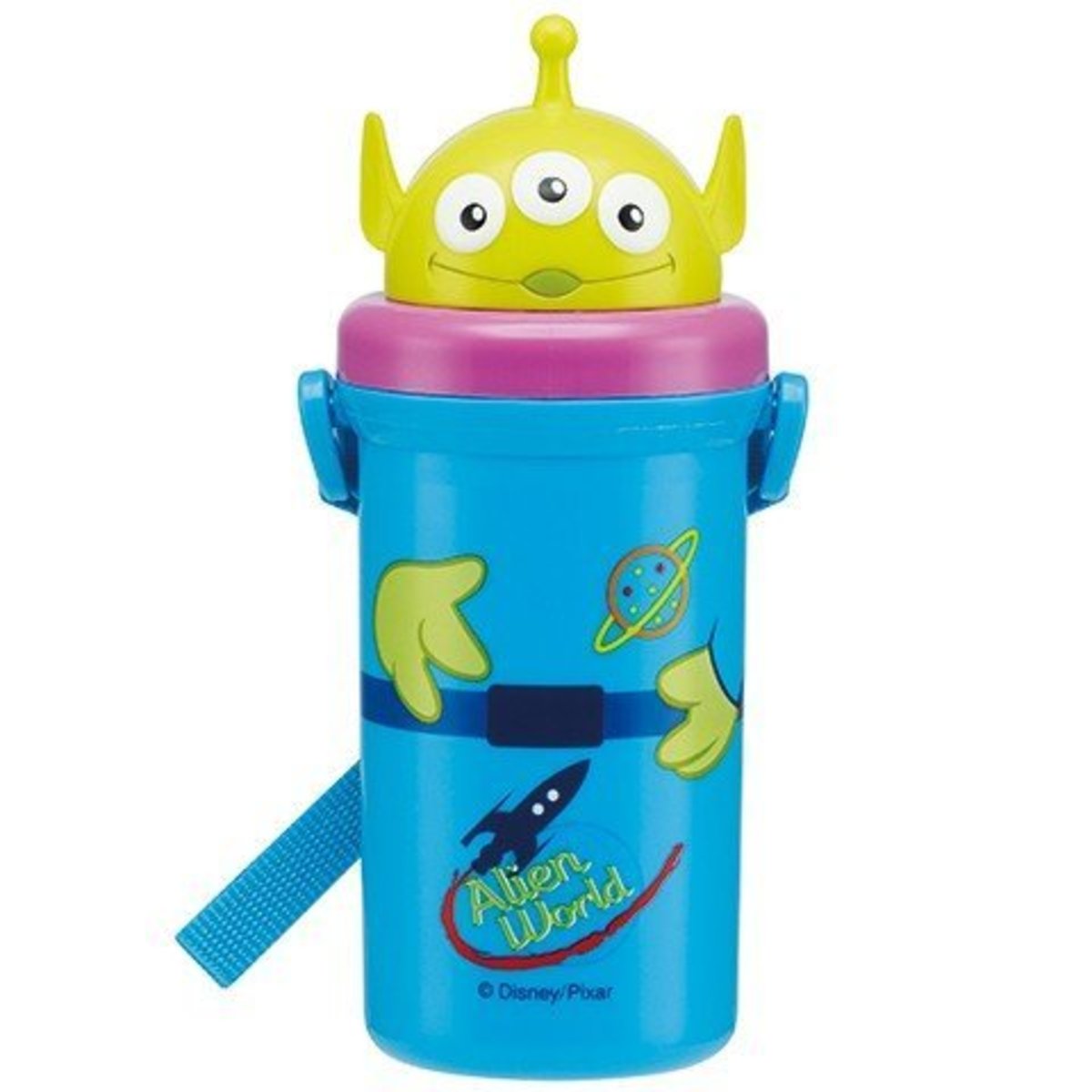 Disney | (Toy Story Alien) Japan Disney 3D Figure Head Silicone Straw ...
