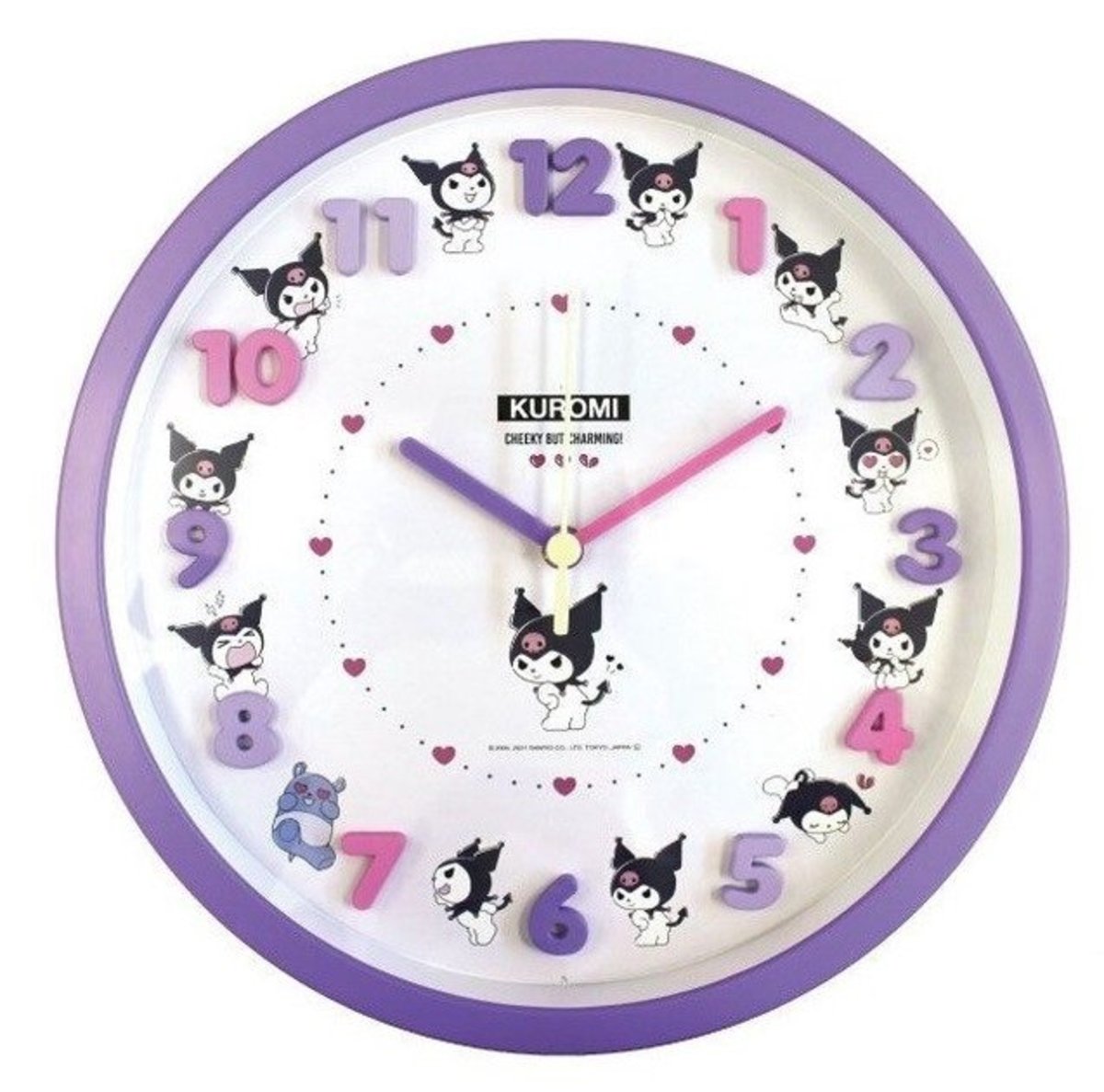 Sanrio | (Kuromi) Japan Sanrio 3D Cartoon Wall Clock | HKTVmall The ...