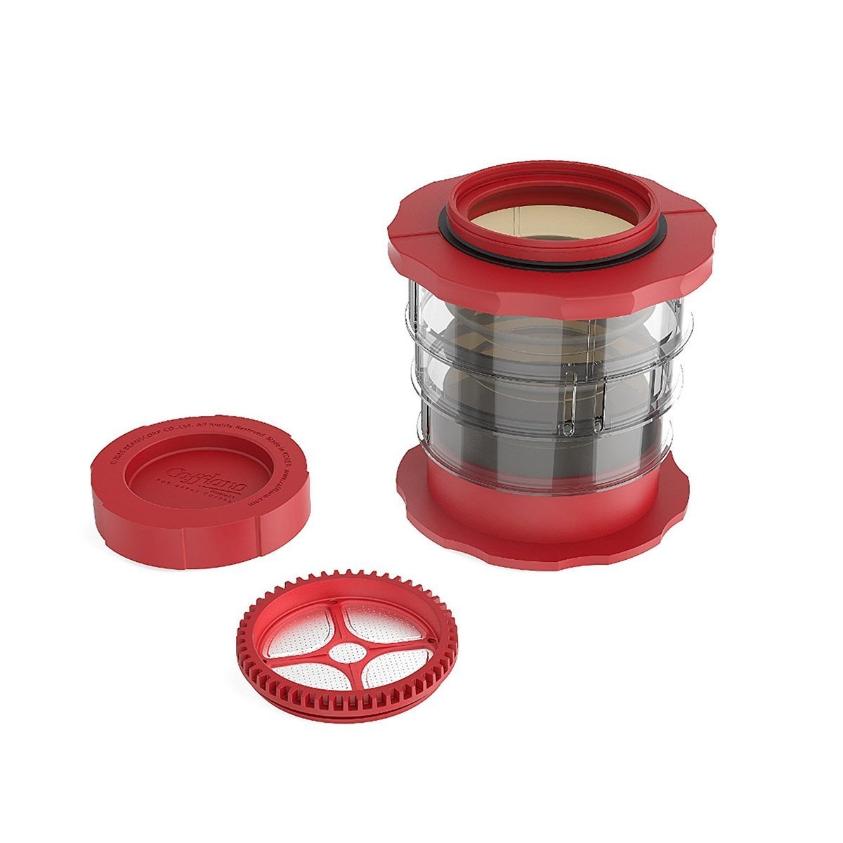 Cafflano | Kompact 隨身按壓咖啡萃取機 紅色 | 顏色 : 紅色 | HKTVmall 香港最大網購平台