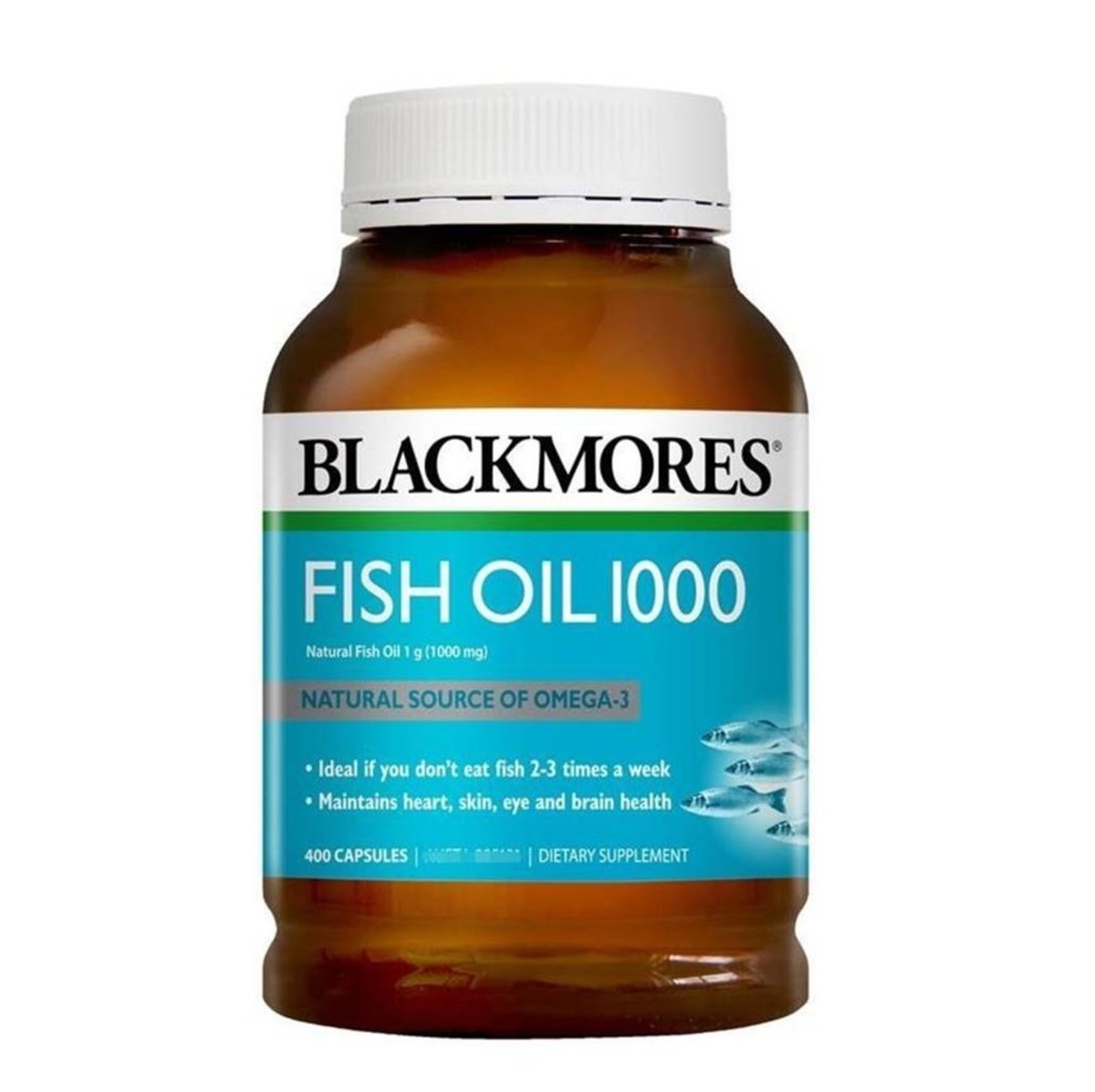BLACKMORES | Fish Oil 1000mg 400 capsules(parallel import ...