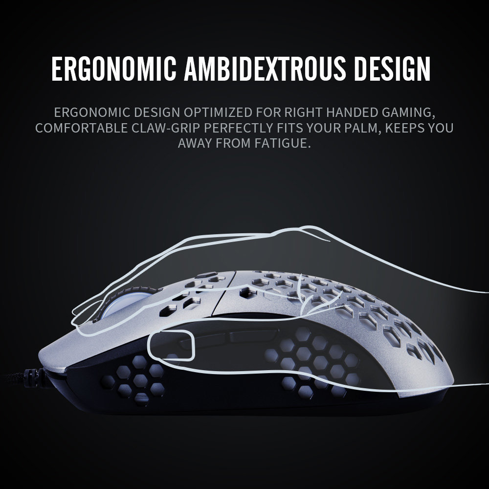 首席玩家 | 1stplayer M6 RGB 極輕身 65克 10000dpi 進階電競滑鼠 | HKTVmall 香港最大網購平台