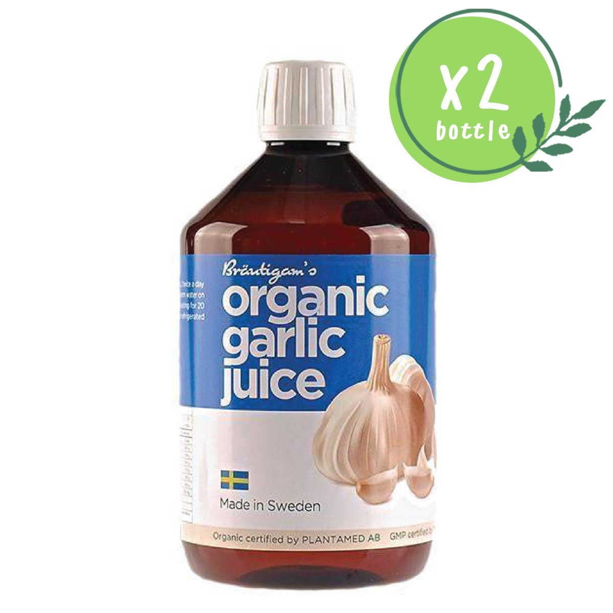 Brautigam's | Organic Garlic Juice x 2 bottles (BBD : 2027-08-31 or ...