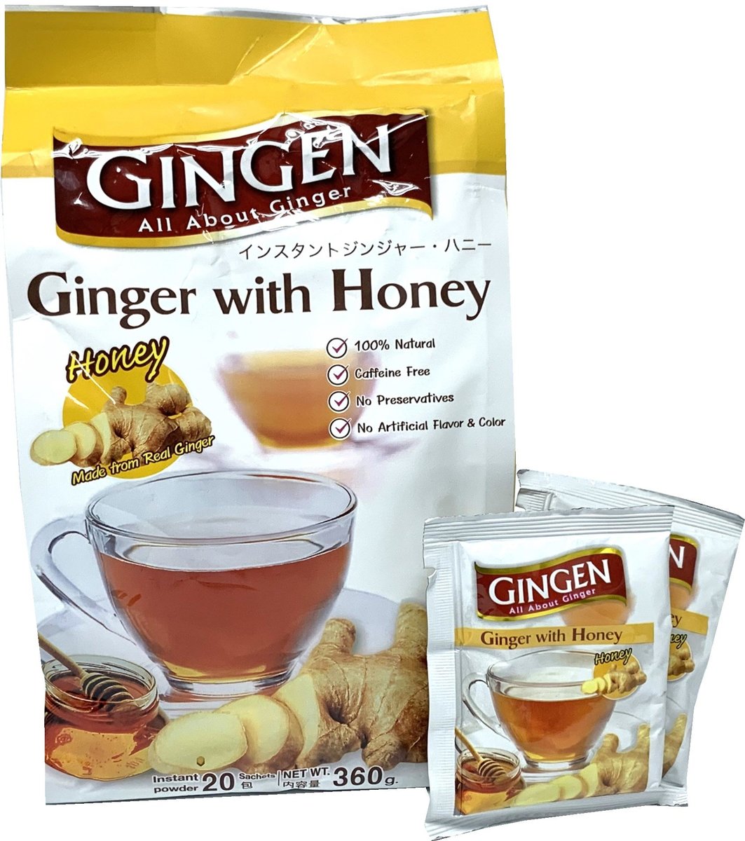 GINGEN | GINGEN with Honey Instant Ginger Tea | HKTVmall The Largest HK ...