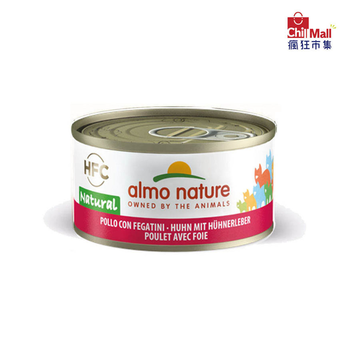 almo nature | Almo Nature HFC 貓罐頭 天然系列 雞肉+雞肝 70g (9413) 4124866 ...