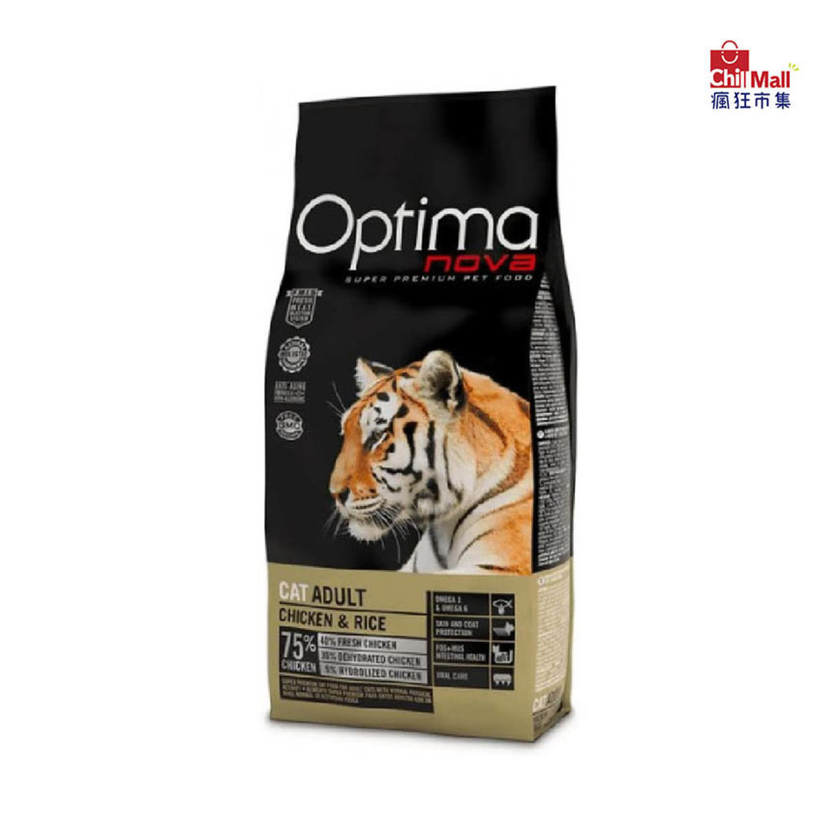 Chill | Optima nova 金虎潔齒除臭配方 Chicken & Rice 8kg (OCA-L) 7200237 ...