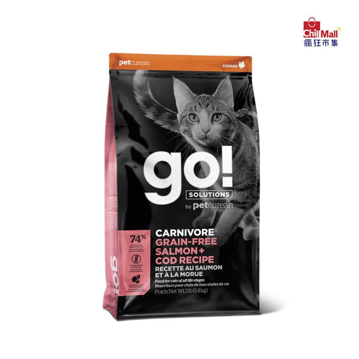 GO! SOLUTIONS | GO! SOLUTIONS 貓糧 無穀物貓糧 活力營養系列 三文魚及鱈魚 8lb #GO! SOLUTIONS ...