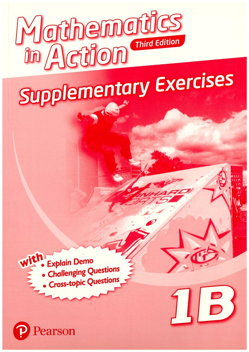 培生朗文 | Mathematics in Action (3E) Supplementary Exercises Bk 1B (with Answer Key) #9789882338814 ...