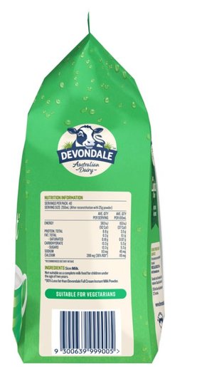 Devondale Skim Milk Powder Nutritional Information | Besto Blog