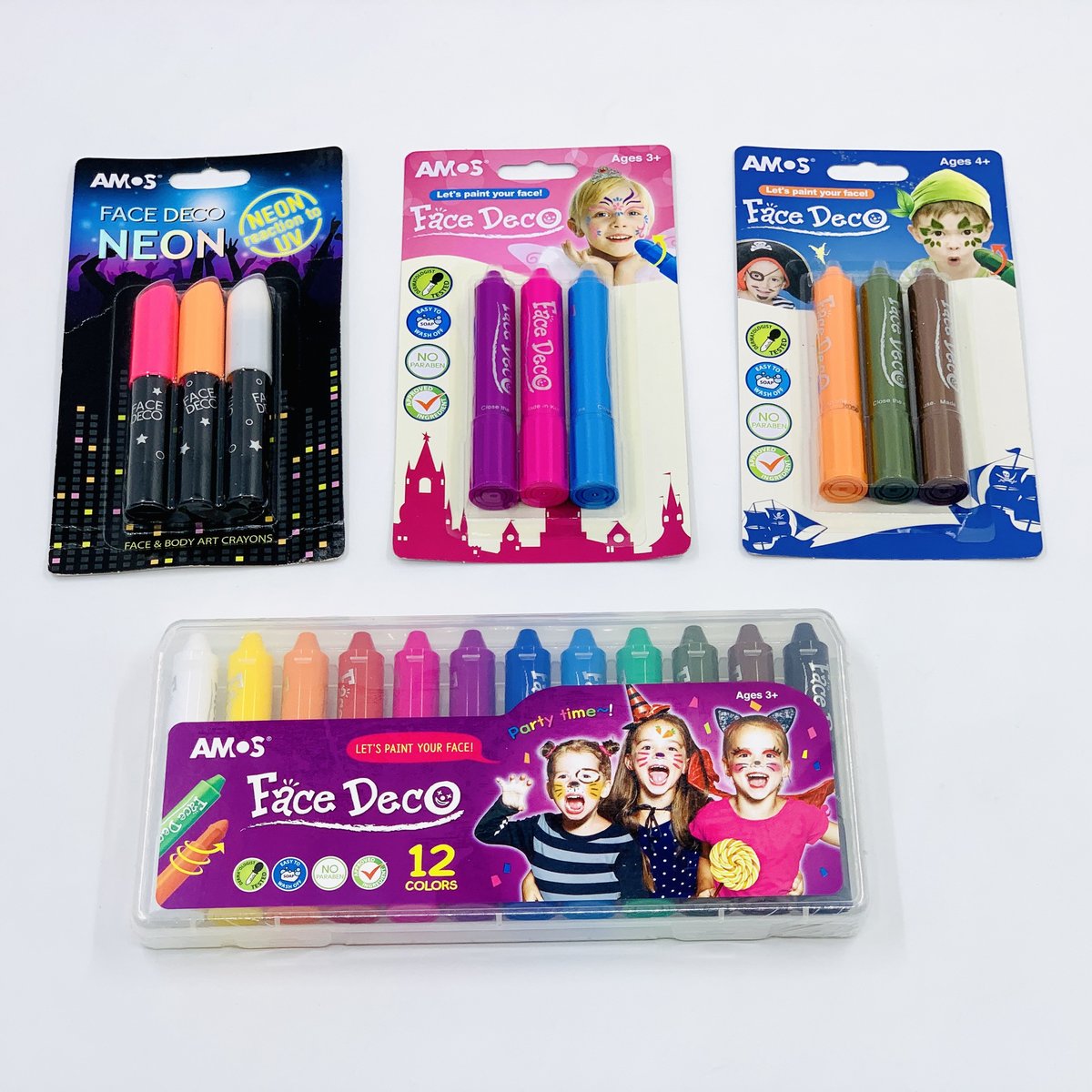 AMOS | Korea AMOS Sun Deco™, Jewel 10.5ml x 6 Colours (Mini Box Set) # ...