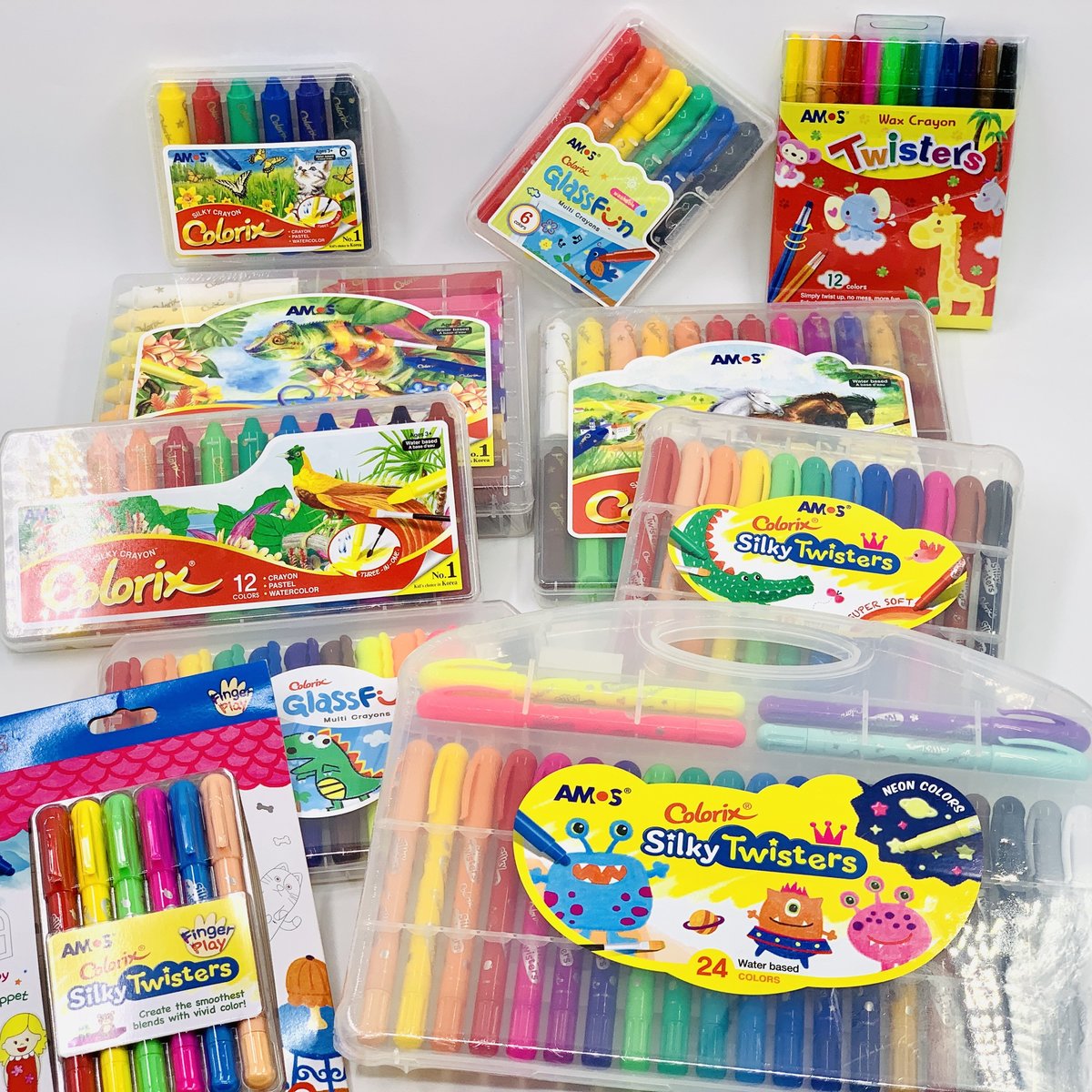 AMOS | Korea AMOS Sun Deco™, Jewel 10.5ml x 6 Colours (Mini Box Set) # ...