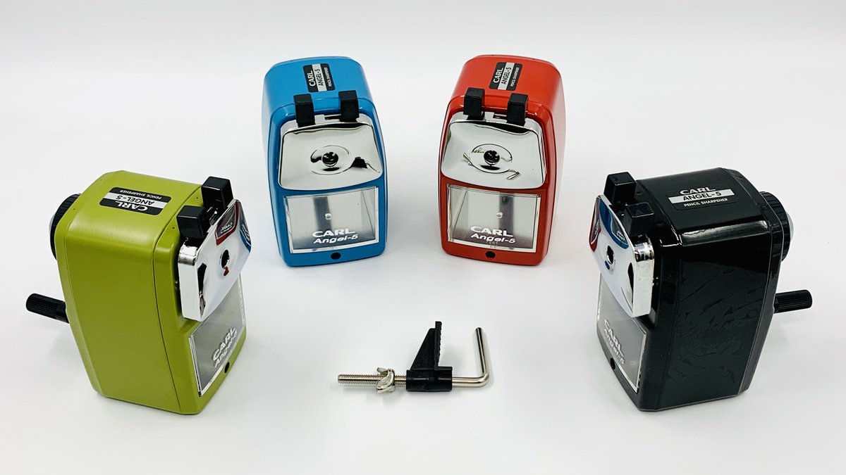 CARL | 日本 CARL Angel-5 手動鉛筆刨機 (綠色) - 附金屬桌面安裝《香港行貨》 | 顏色 : 綠色 | HKTVmall ...