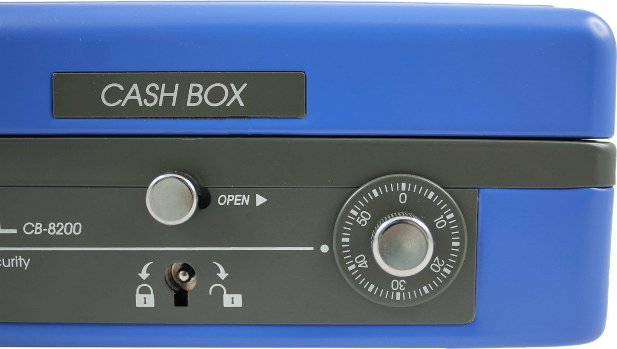 CARL | CARL 中型金庫錢箱 配附匙和密碼鎖, 象牙色 #CB-8200《香港行貨》 | 顏色 : Beige米色 | HKTVmall 香港最大網購平台