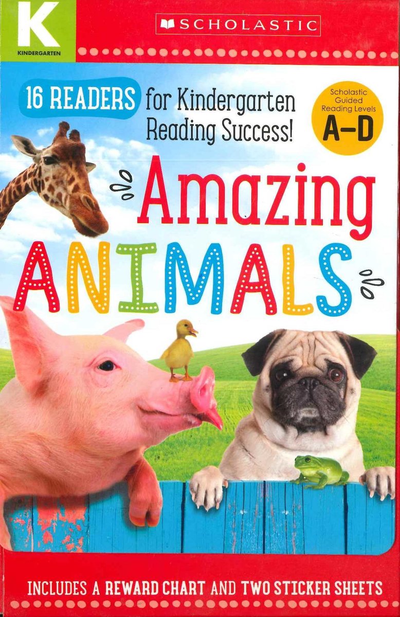 SCHOLASTIC | 【正版正貨】Amazing Animals A-D Kindergarten Box Set: Scholastic ...