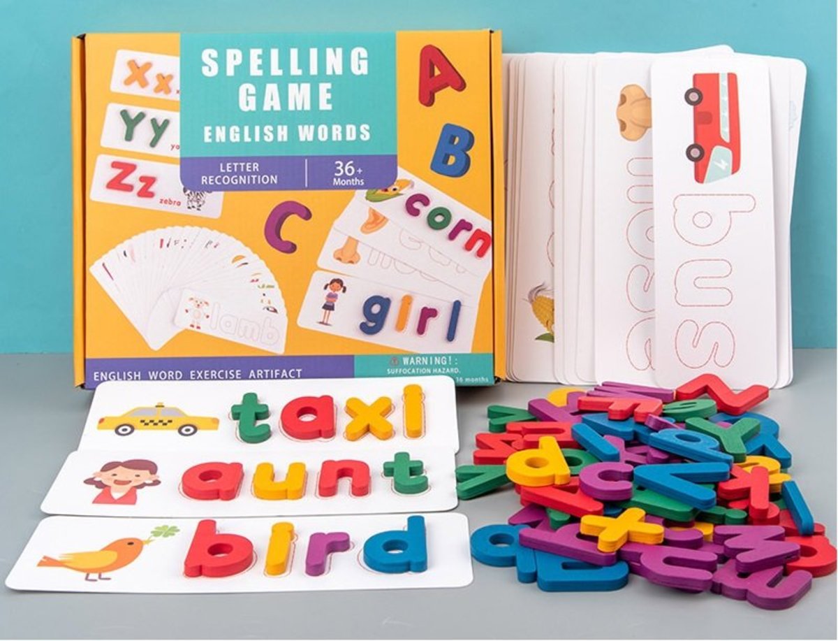 Living Store | Wooden English Word Teaching Aid | HKTVmall The Largest ...