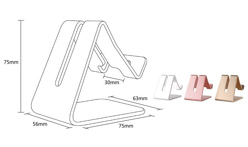 生活點 | 鋁合金手機架-金色 | 顏色 : 金色 | HKTVmall 香港最大網購平台