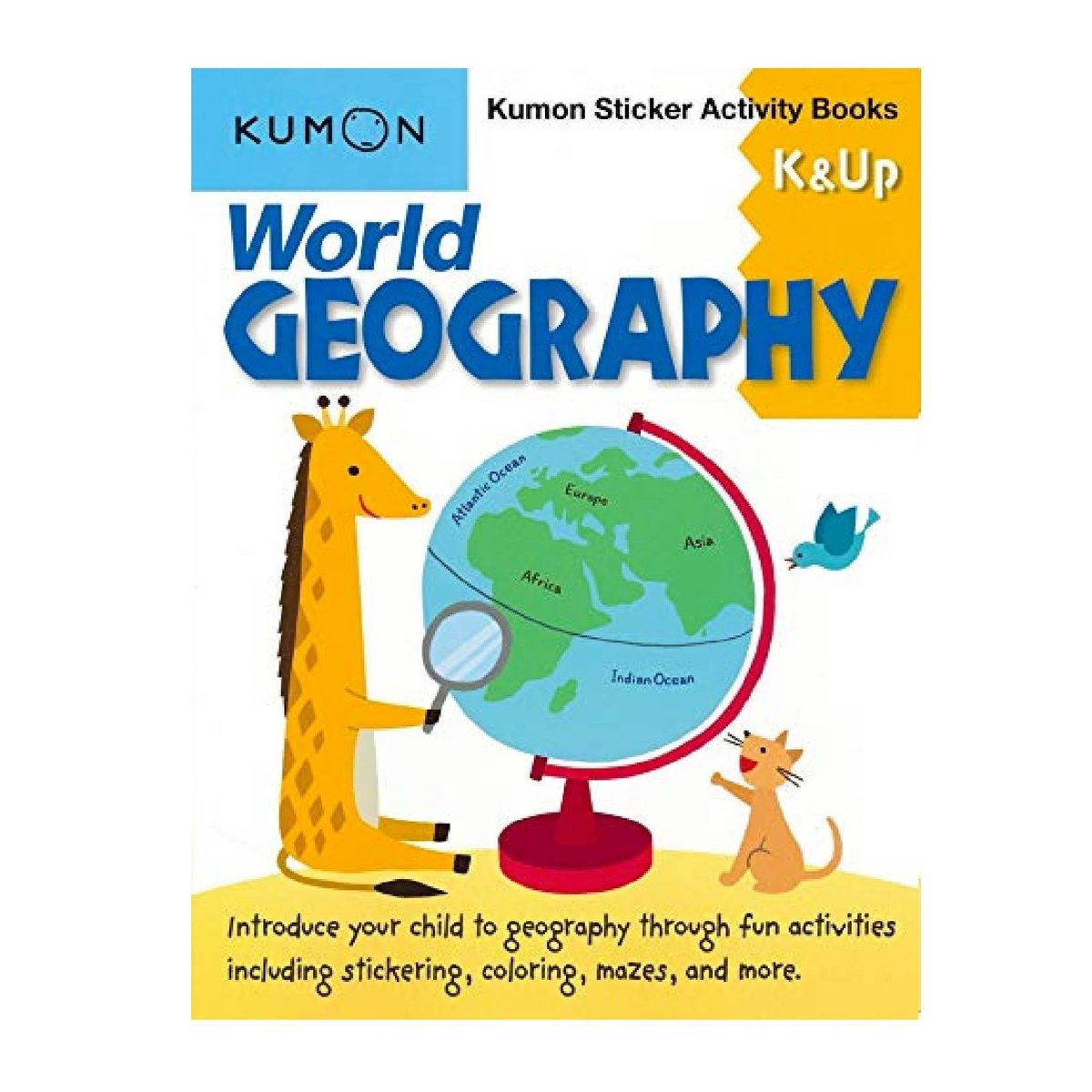KUMON | World Geography K & Up Sticker Activity Book | HKTVmall 香港最大網購平台