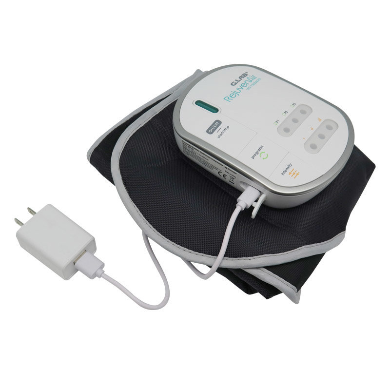 G.LAB | G.LAB ReJuven AM0100 便攜式美腿氣壓按摩器，15分鐘內可放鬆小腿(長途飛行，坐著或站立時肌肉酸痛) 改善 ...