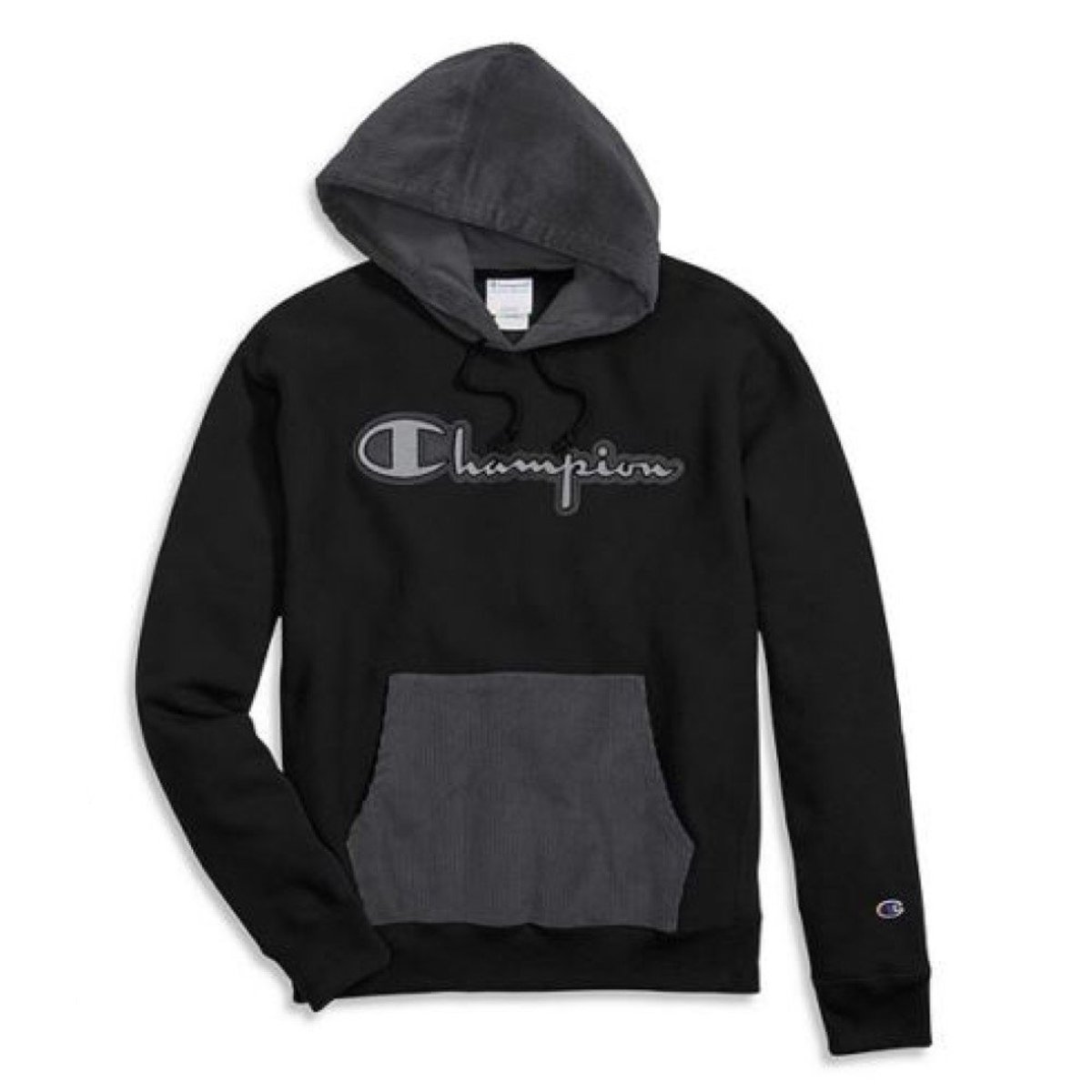 Champion | 男裝草寫Logo Reverse Weave 連帽衣S4448 550267 | 顏色 : 深黑色 | 尺碼 : M ...