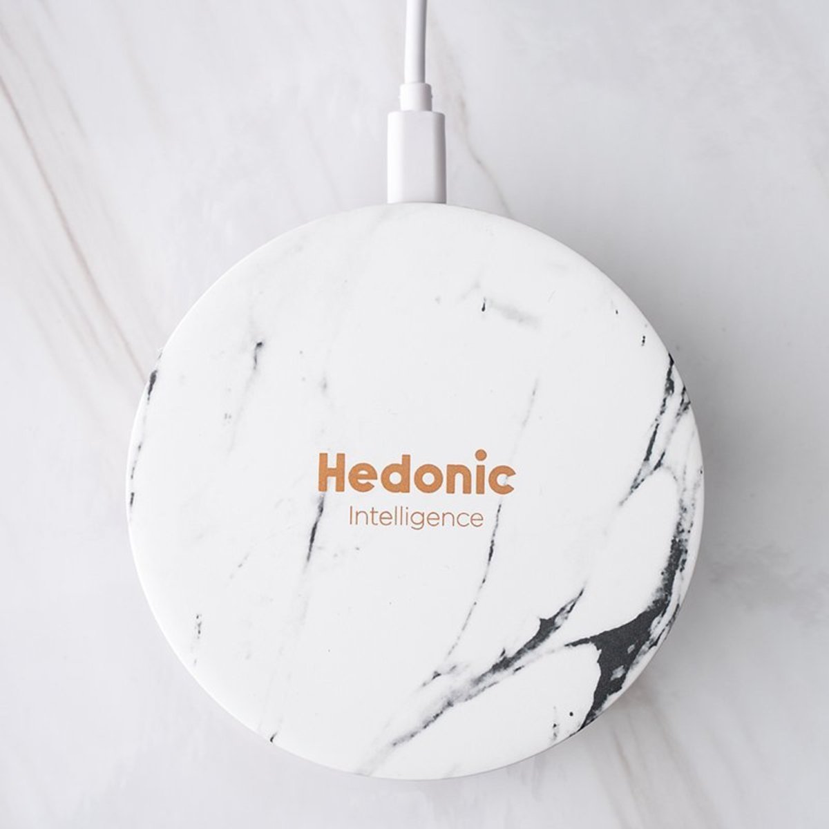 Hedonic | 日本品牌 Qi 15W 白雲石圖案 無線快速充電器 Apple Samsung Android Huawei Sony ...