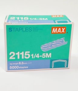 MAX | 2115-1/4 釘書釘 5000枚 / 合 | HKTVmall 香港最大網購平台