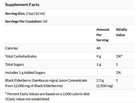 CALIFORNIA GOLD NUTRITION | 歐洲黑接骨木高濃果漿240毫升 - 平行進口 | HKTVmall 香港最大網購平台