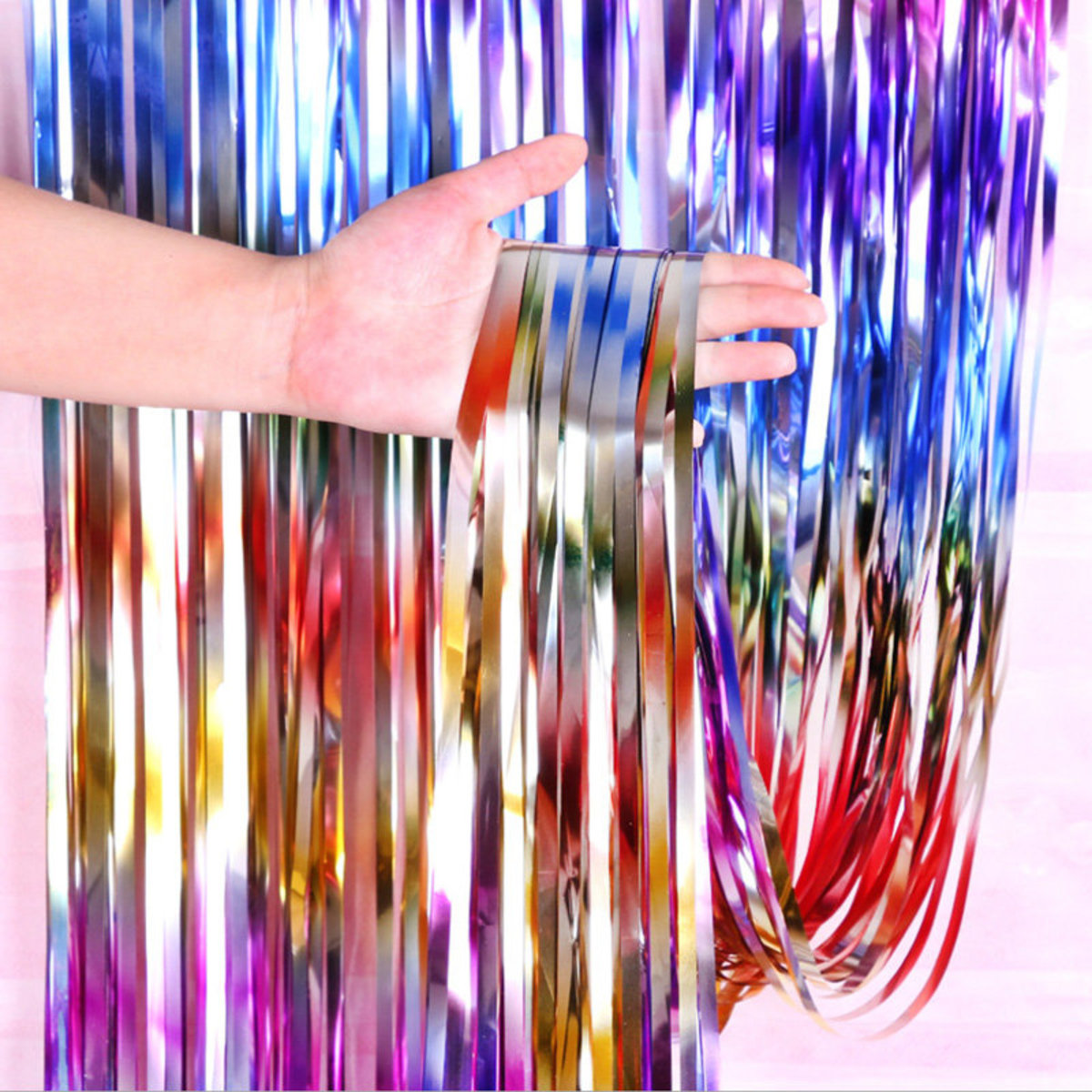 laglacebeauty | Mixed Colour Foil Curtain – 1*2M | HKTVmall The Largest ...