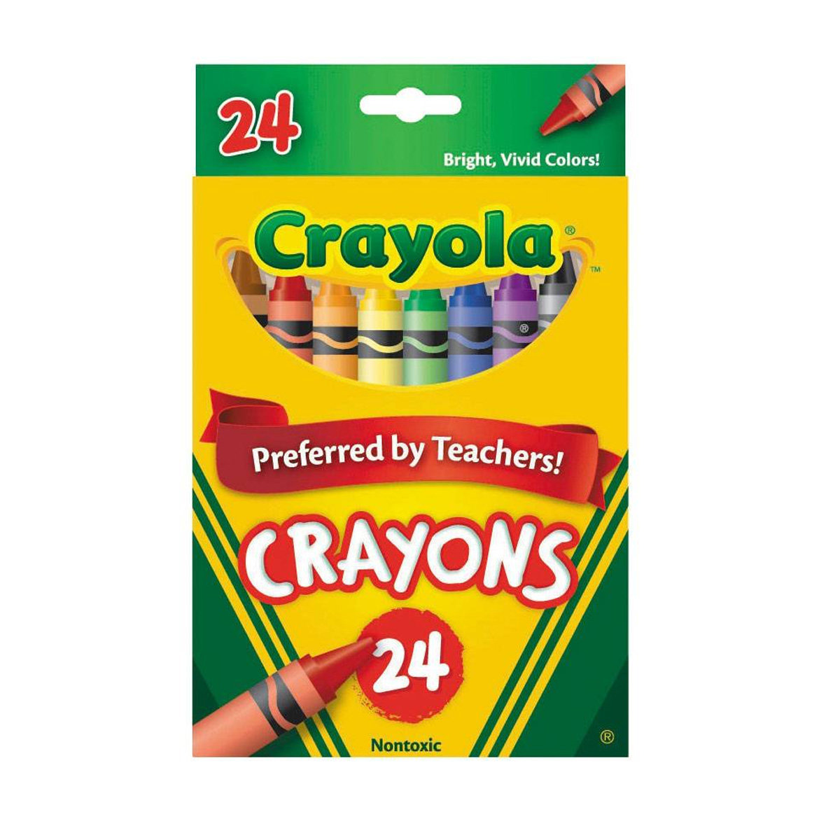 Crayola | Nontoxic crayon 24pcs (parallel) | HKTVmall The Largest HK ...