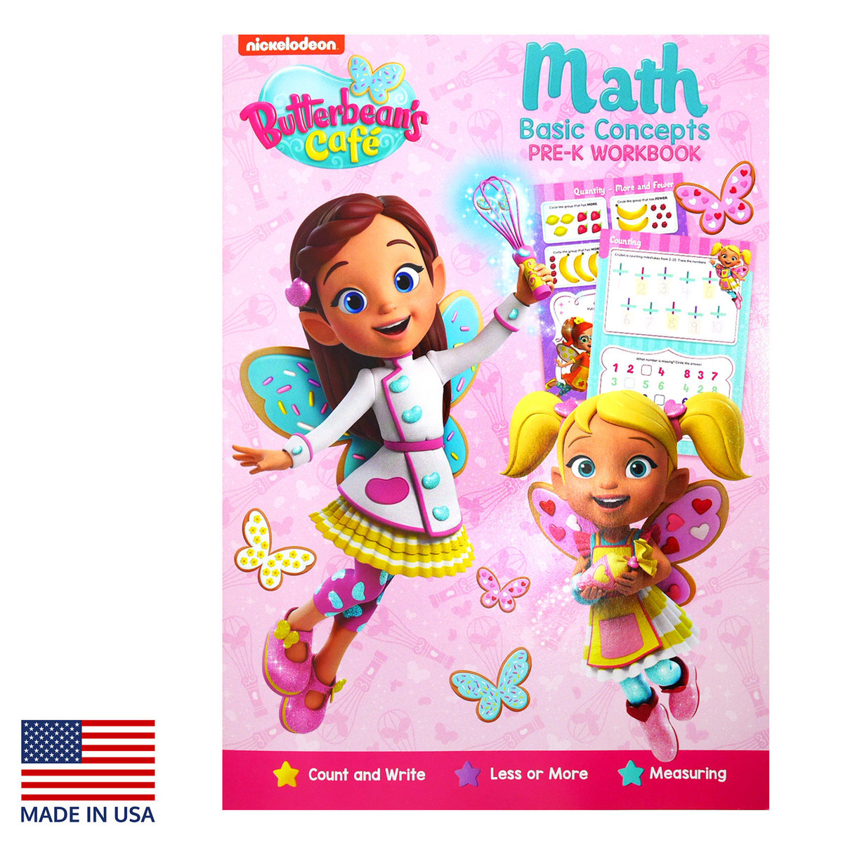 nickelodeon | Butterbeans Cafe 數學Pre-K 學習本【美國製造】(平行進口) | HKTVmall 香港最大網購平台