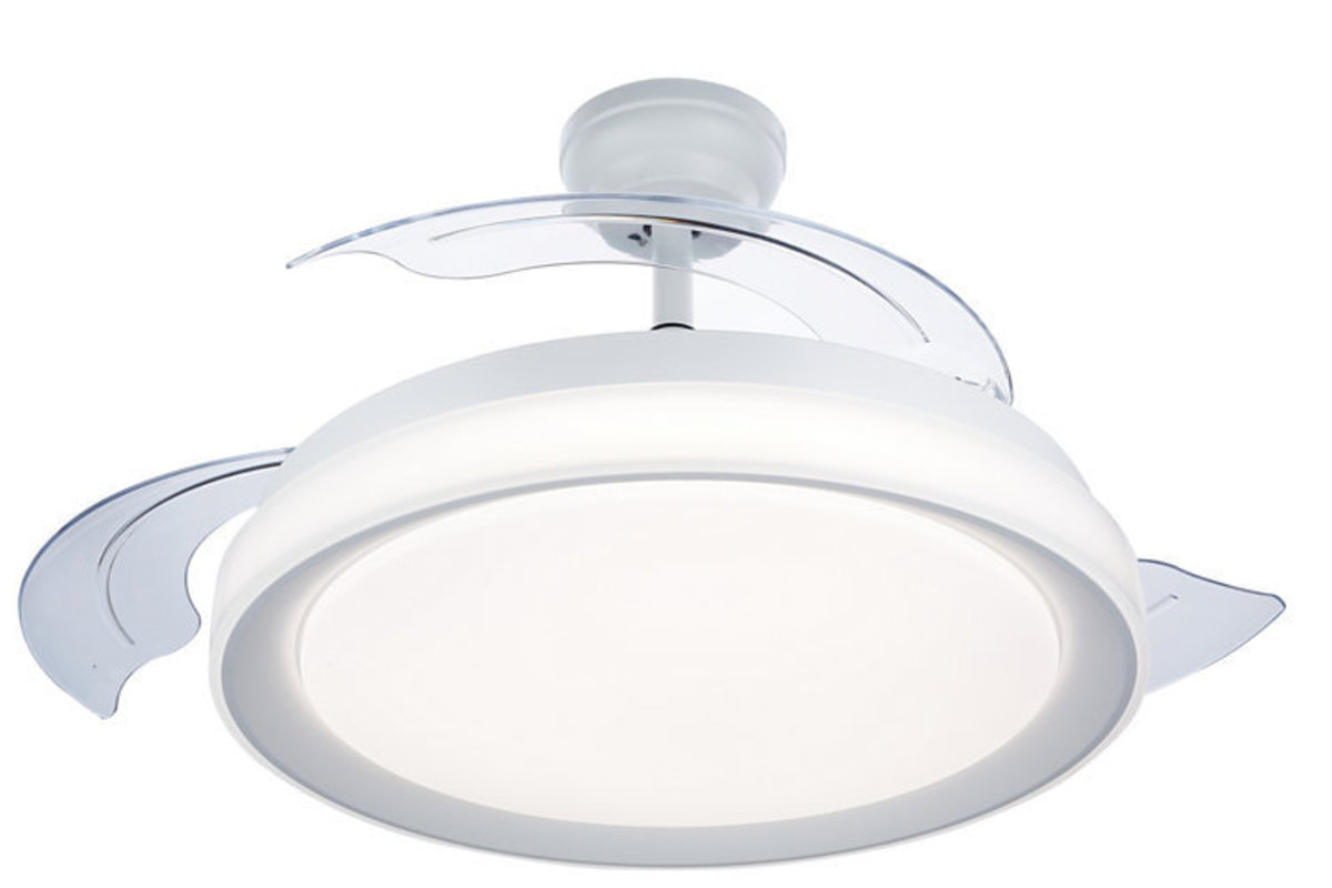 PHILIPS | FC570伸縮式風扇燈42吋 (白色) 36W DC摩打 伸縮式吊扇燈 (連遙控器) (可調色溫3000K-5500K ...