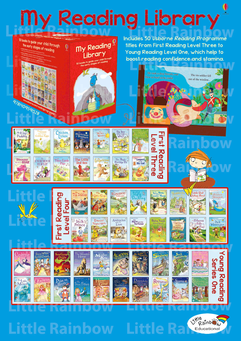 USBORNE | My Reading Library (50 books) (紅盒) | HKTVmall 香港最大網購平台