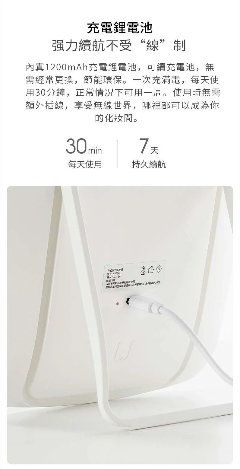 Xiaomi | Jordan & Judy LED Lighted Makeup Mirror NV026 ( LED Cosmetic ...