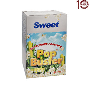 Pop Buster | Pop Buster - [歐洲直送] - (甜味)微波爐 爆谷 3x100克/盒 | HKTVmall 香港最大網購平台