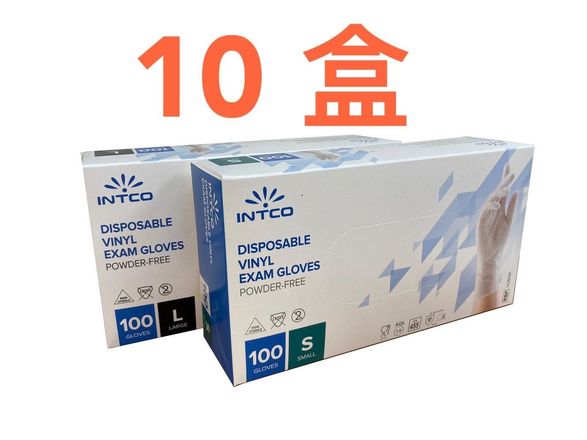 英科醫療 | INTCO PVC/Vinyl 半透明無粉手套 | 尺碼 : L | HKTVmall 香港最大網購平台