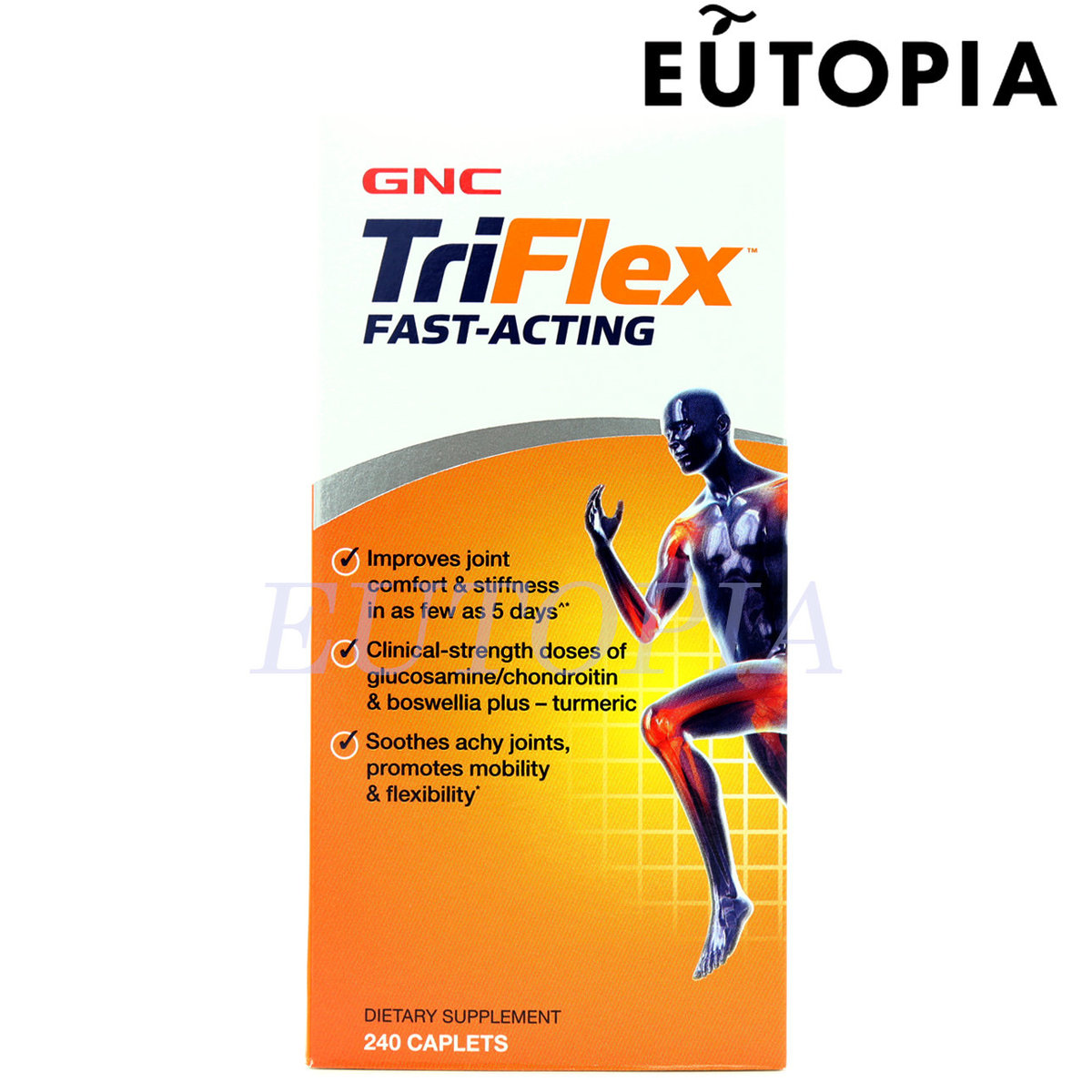 GNC | (EXP:08/24)TriFlex 加強型速效 3活關節配方 240粒 (葡萄糖胺+軟骨素+MSM) -[平行進口 ...