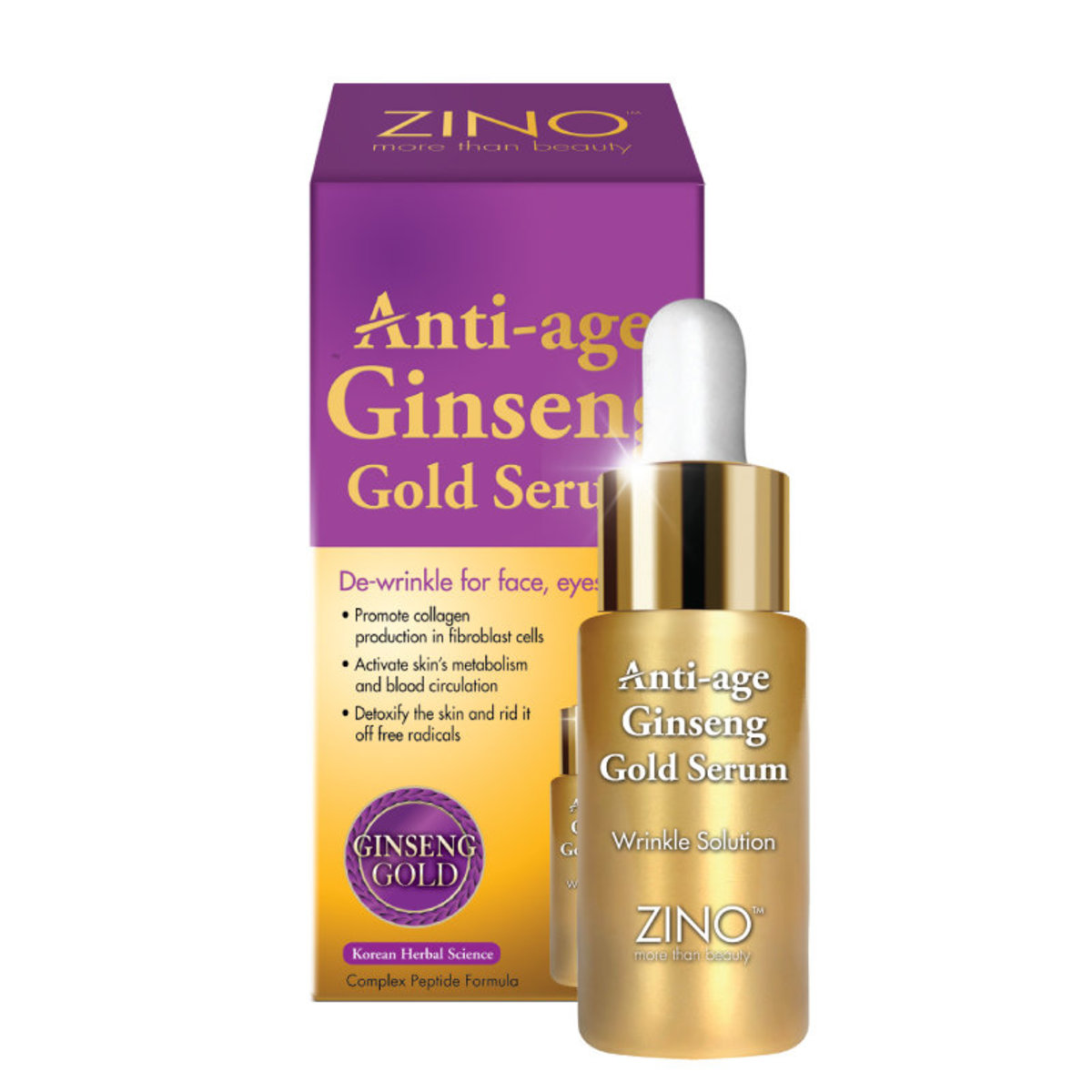 ZINO | Gold Ginseng Anti-age Serum exp:2026-05 | HKTVmall The Largest ...