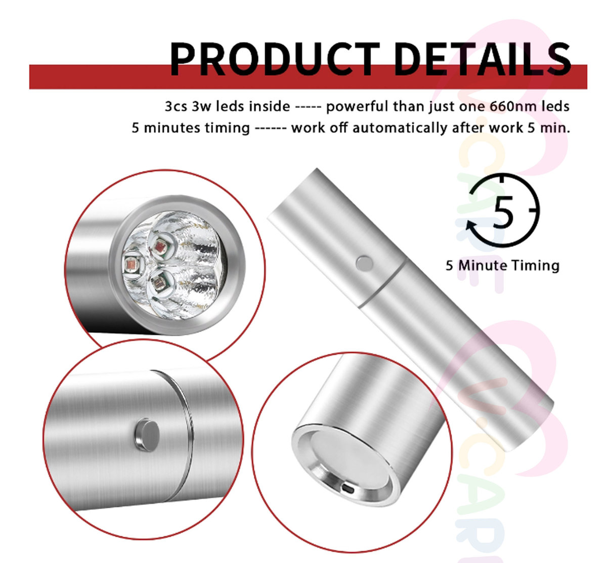 VOCA | VC Red Light Infrared Lamp Therapy Lamp Effective relieves pain, no medications are ...