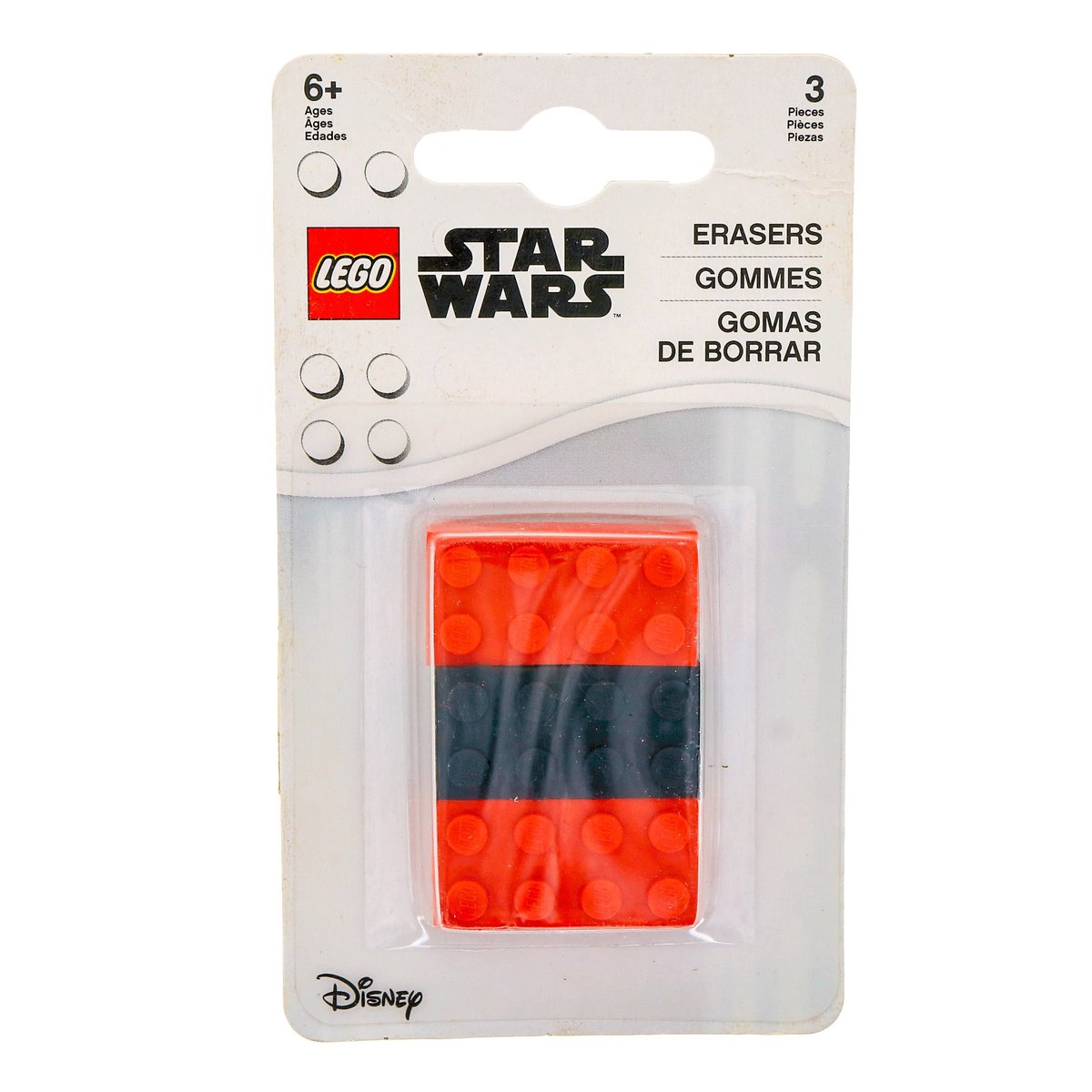 LEGO | LEGO Eraser Star Wars ( Red X 1, Black X 1 ) (Hong Kong Official ...