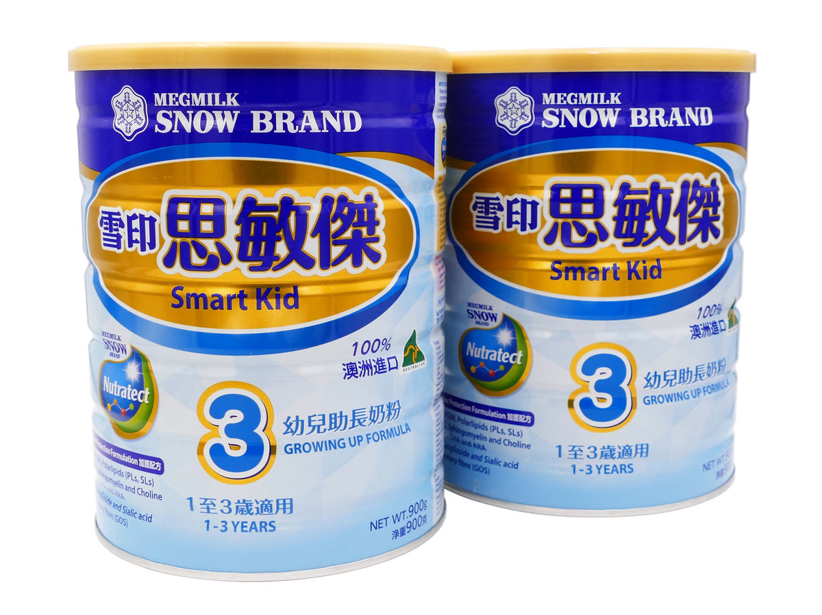 雪印 | 思敏傑 3號 幼兒助長奶粉 900g x 2罐 (此日期前最佳: 不早於 7/2025) | HKTVmall 香港最大網購平台