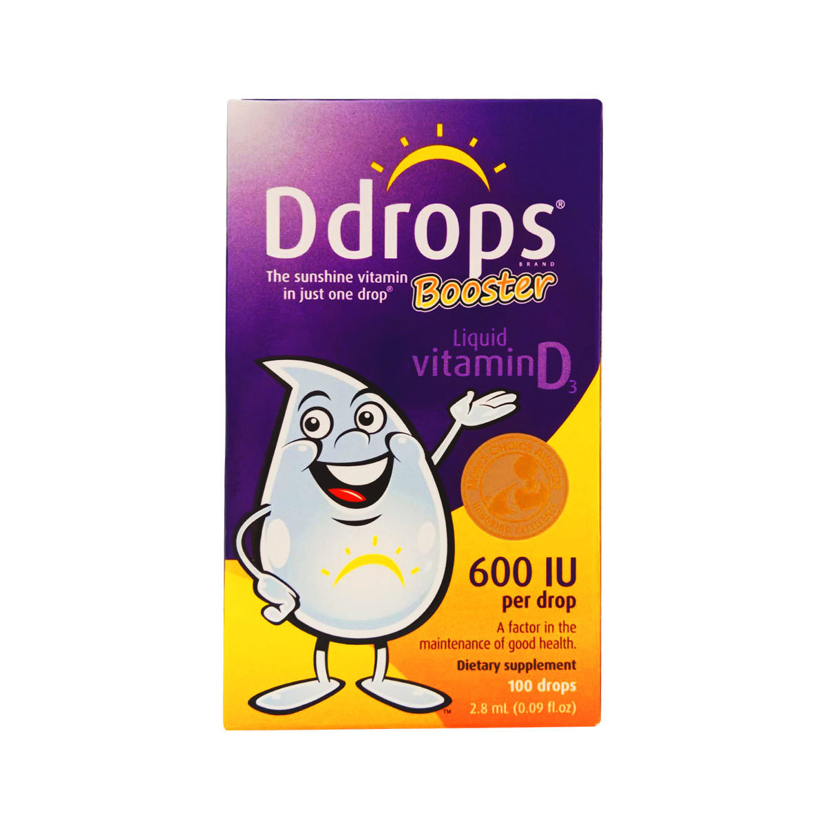 Baby Ddrops | 維他命D3滴劑 600IU 100滴 (平行進口) | HKTVmall 香港最大網購平台