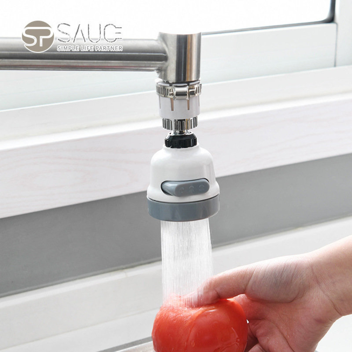SP SAUCE | 360 degree three-stage pressurized faucet, multi-angle ...