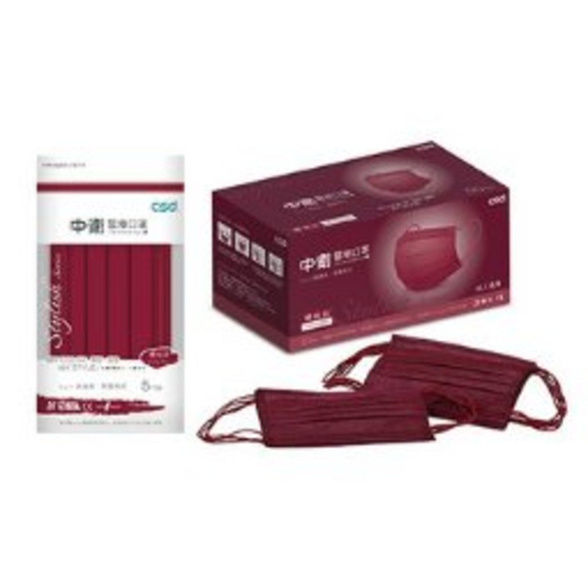 csd | CSD MEDICAL FACE MASK - RED (50pcs) | HKTVmall The Largest HK ...