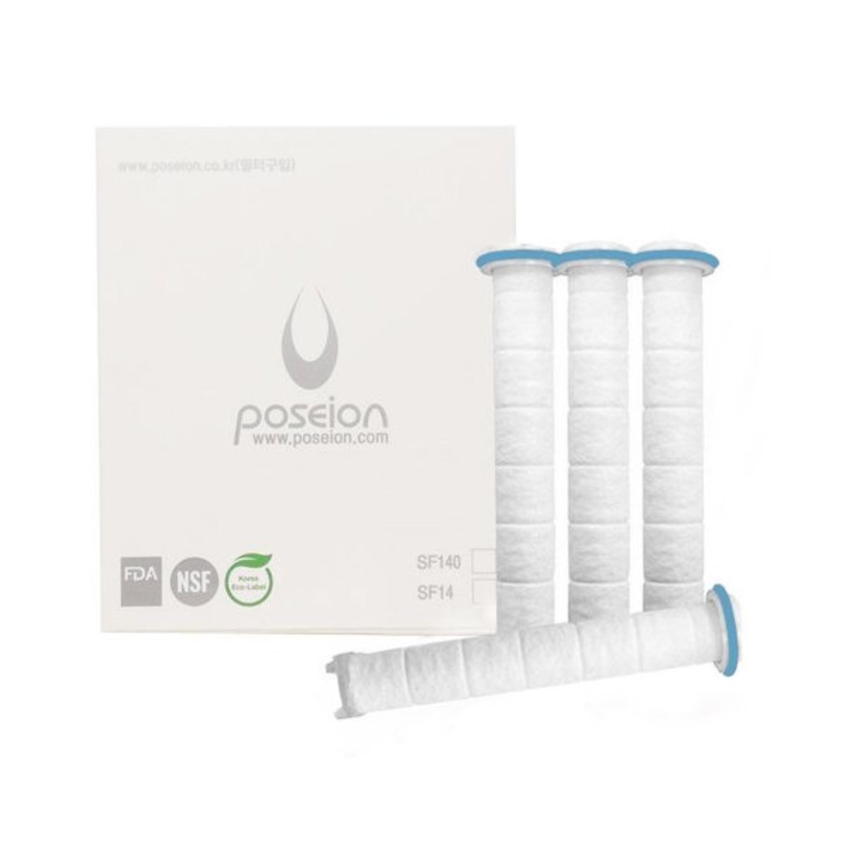 POSEION | Poseion BT100 磁化離子水花灑專屬濾芯 SF140(4個裝) | HKTVmall 香港最大網購平台